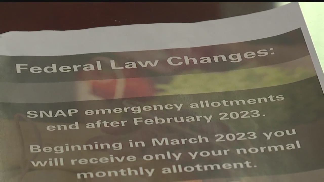 Changes to Ohio, PA SNAP benefits coming in 2023 – WKBN.com
