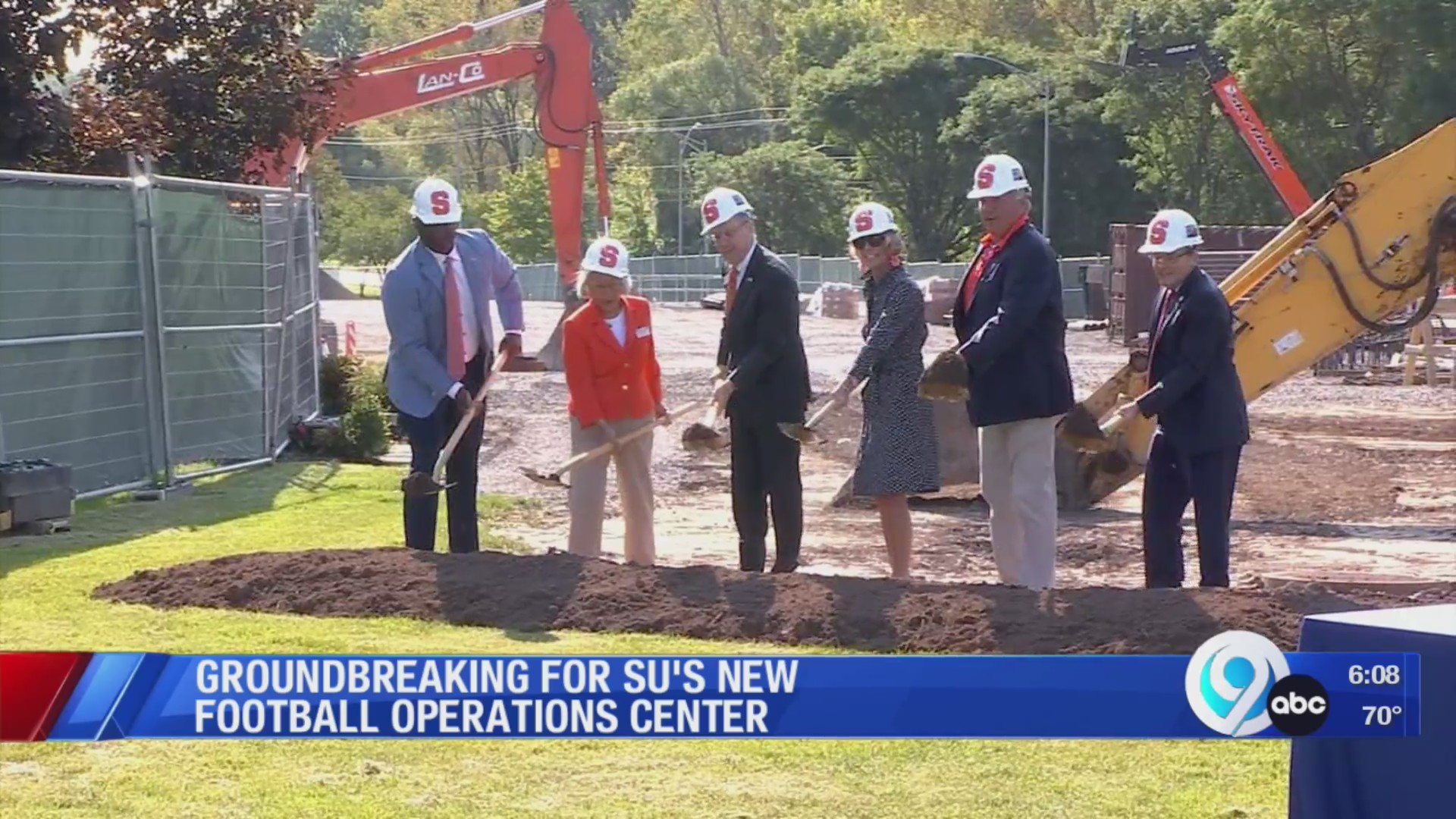 Groundbreaking for SU’s new Football Operations Center – WSYR