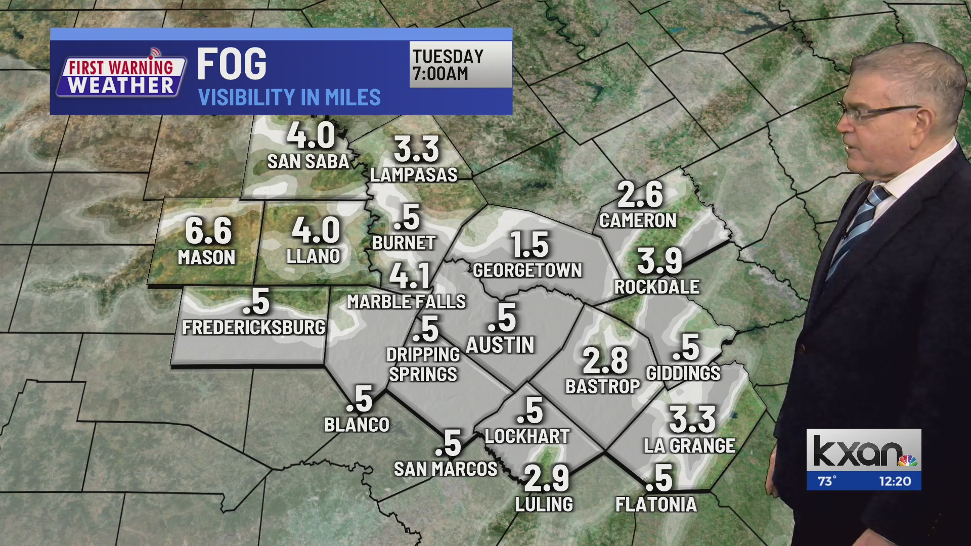 Monday First Warning Weather with Rich Segal – KXAN Austin