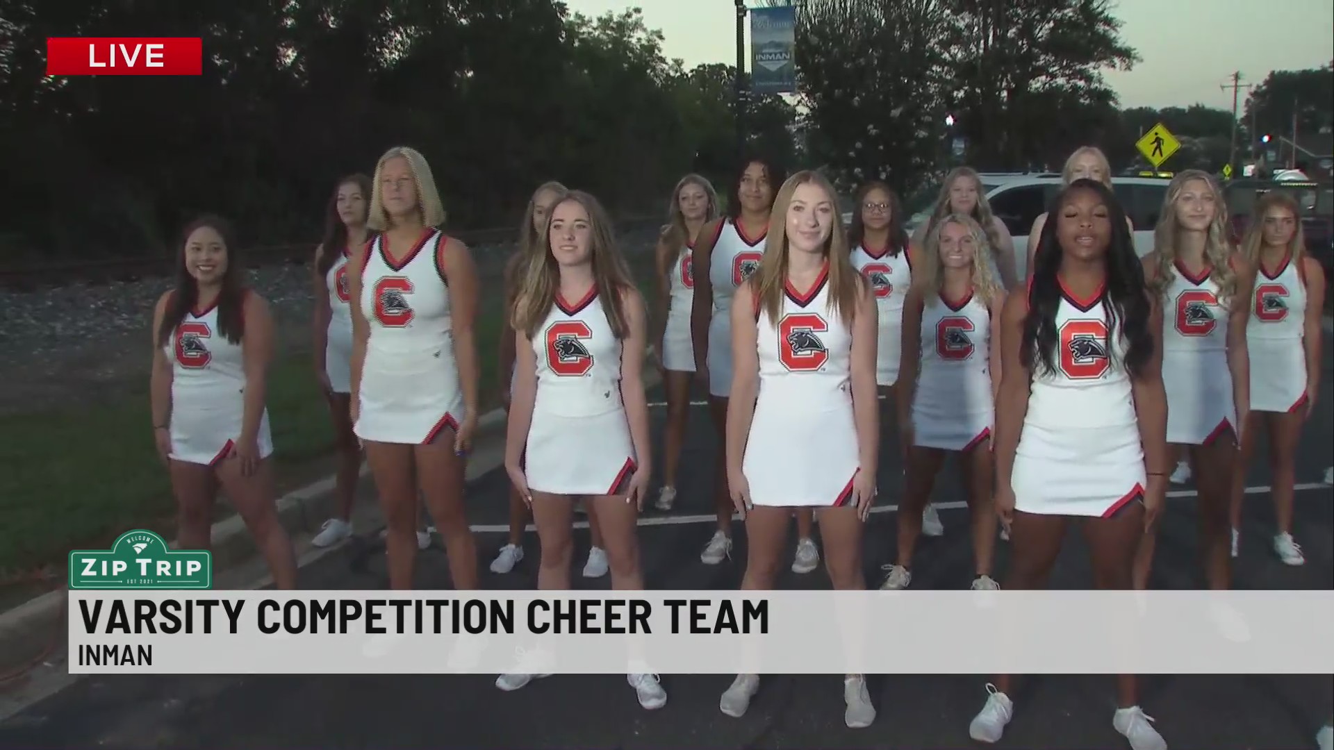 Zip Trip: Chapman High School Varsity Competition Cheer Team – WSPA 7NEWS