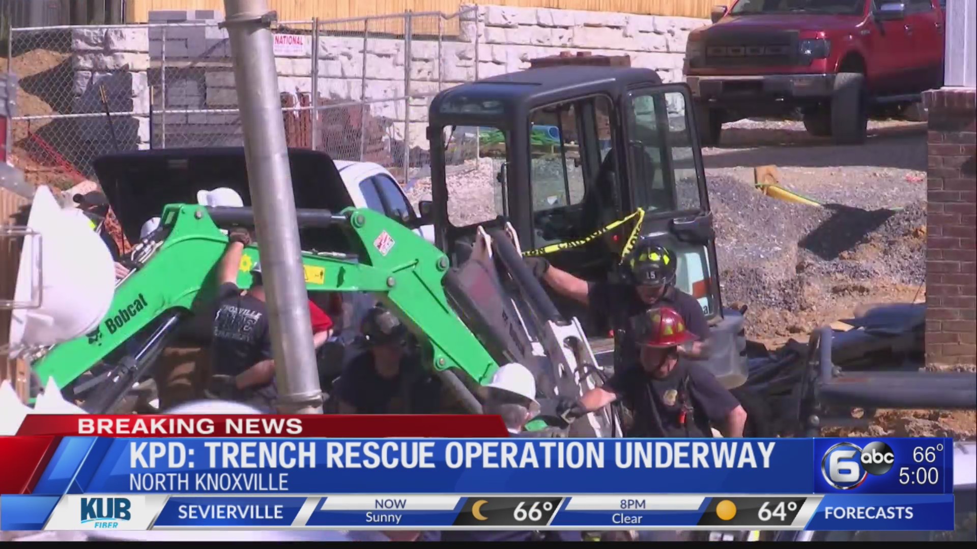 Trench Rescue Operation underway in North Knoxville – WATE 6 On Your Side