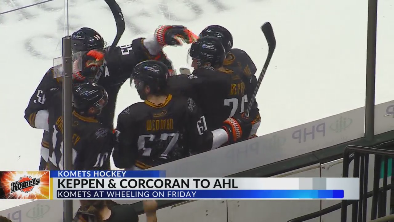 Komets forwards Ethan Keppen and Connor Corcoran headed up to AHL – WANE 15