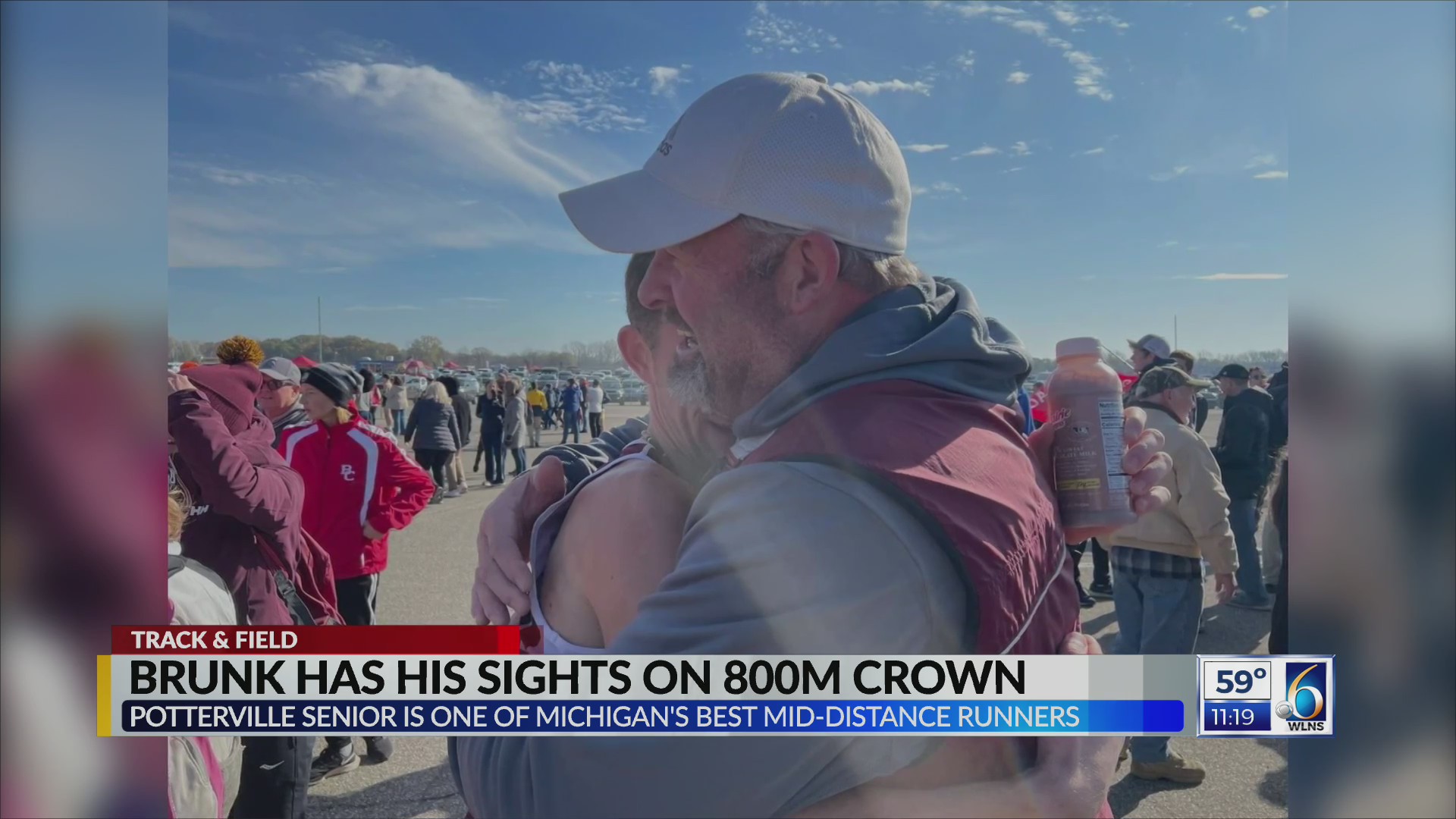 Brunk’s ‘family motto’ helps him become one of Michigan’s best runners ...