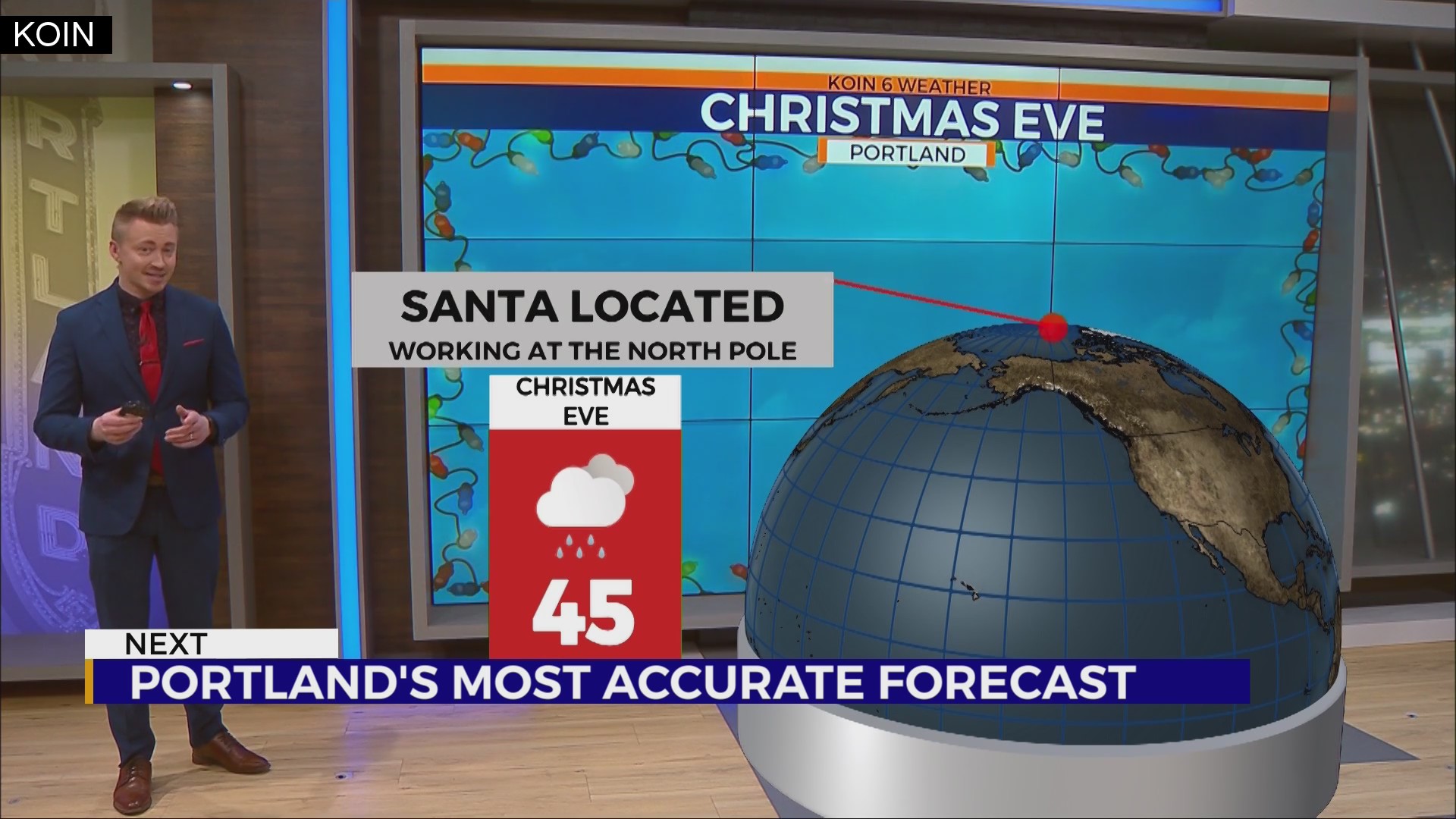 The KOIN 6 Weather Team is tracking Santa – KOIN.com