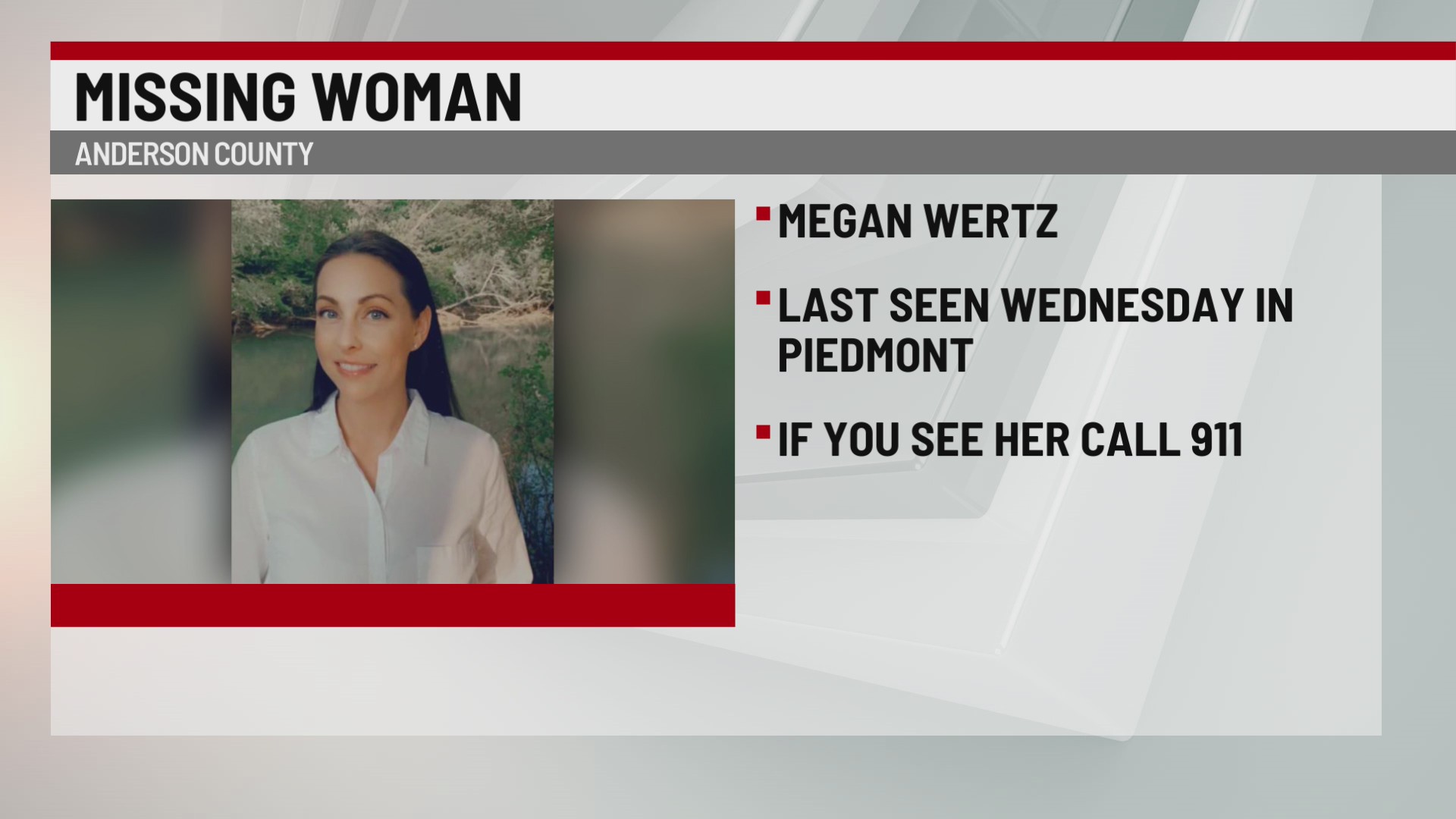 Anderson Co. deputies searching for missing and endangered woman – WSPA ...