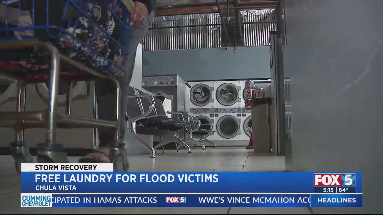 Laundromat Offers Free Washes To Flooding Victims – FOX 5 San Diego ...