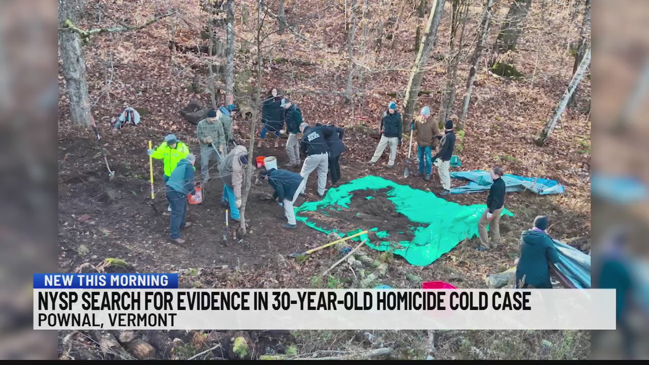 NYSP search Vermont woods for evidence in 30-year-old homicide ...