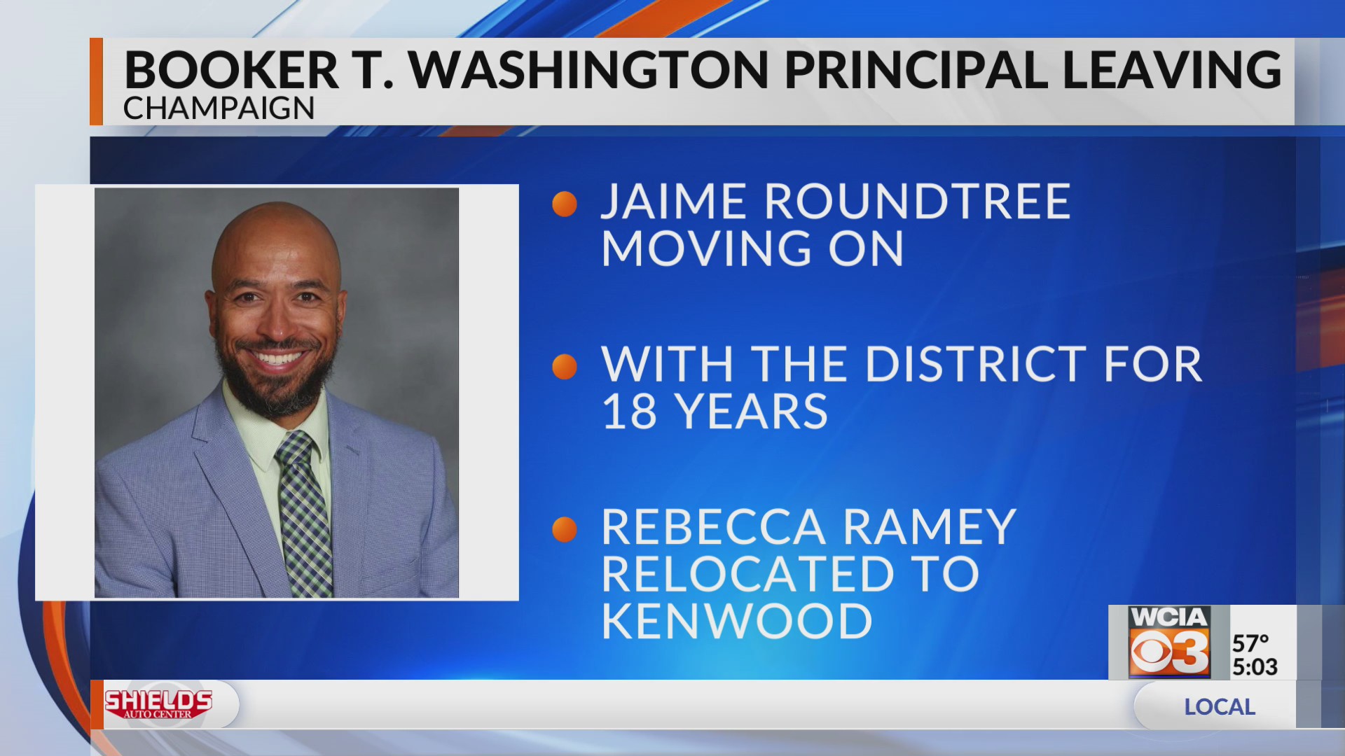 Booker T. Washington principal to leave position – WCIA.com