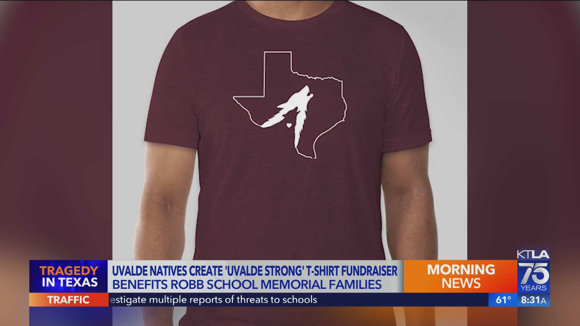 Uvalde natives create ‘Uvalde Strong’ t-shirt fundraiser – KTLA