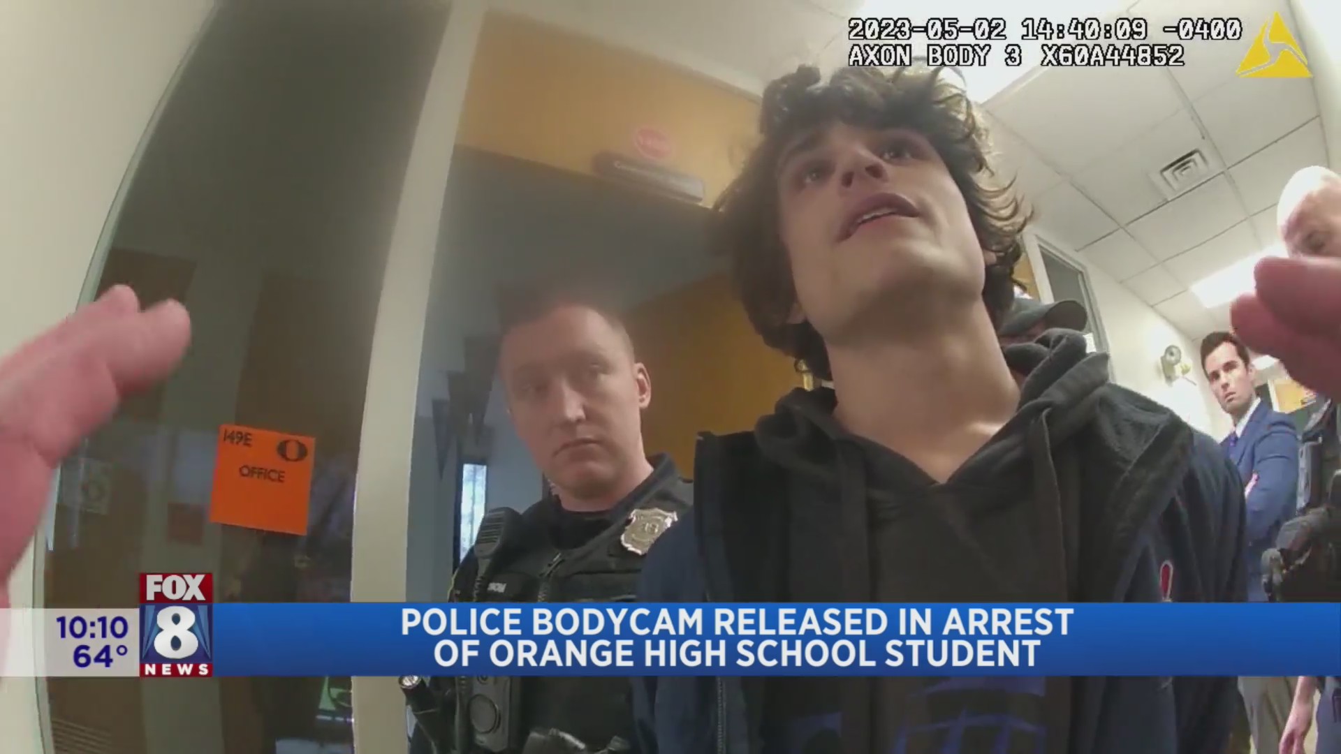 Bodycam video shows arrest of Orange High School student – Fox 8 Cleveland WJW