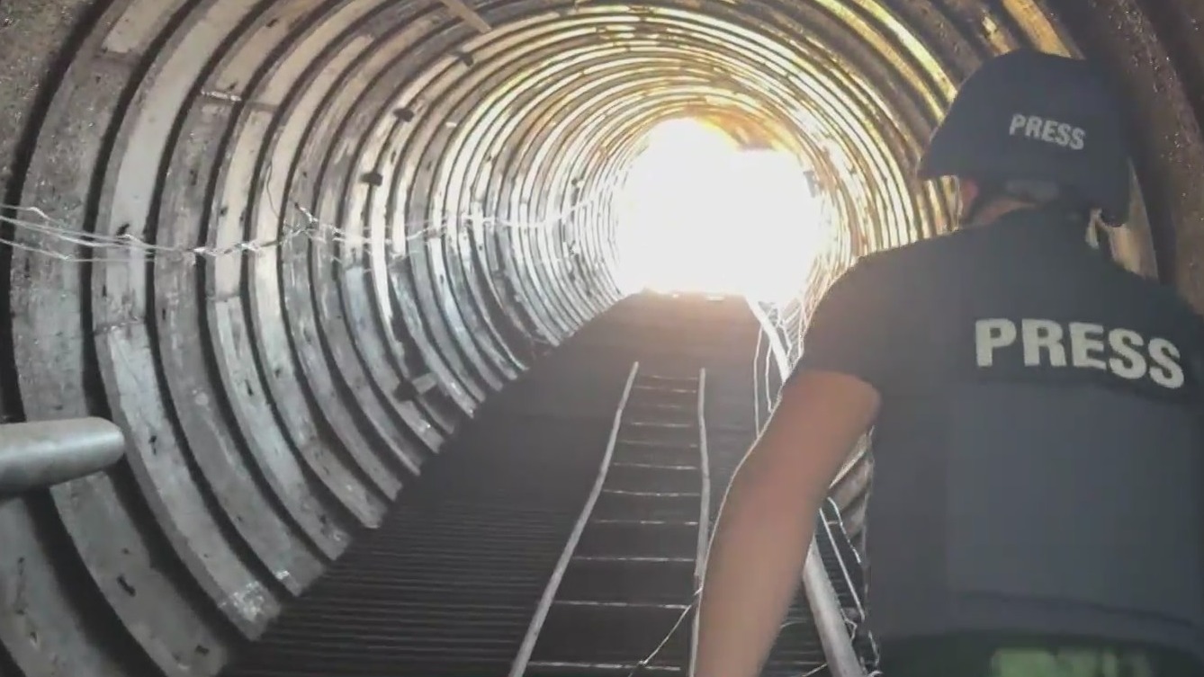 Inside look at captured Hamas tunnels: ‘Dark and damp labyrinth with no ...