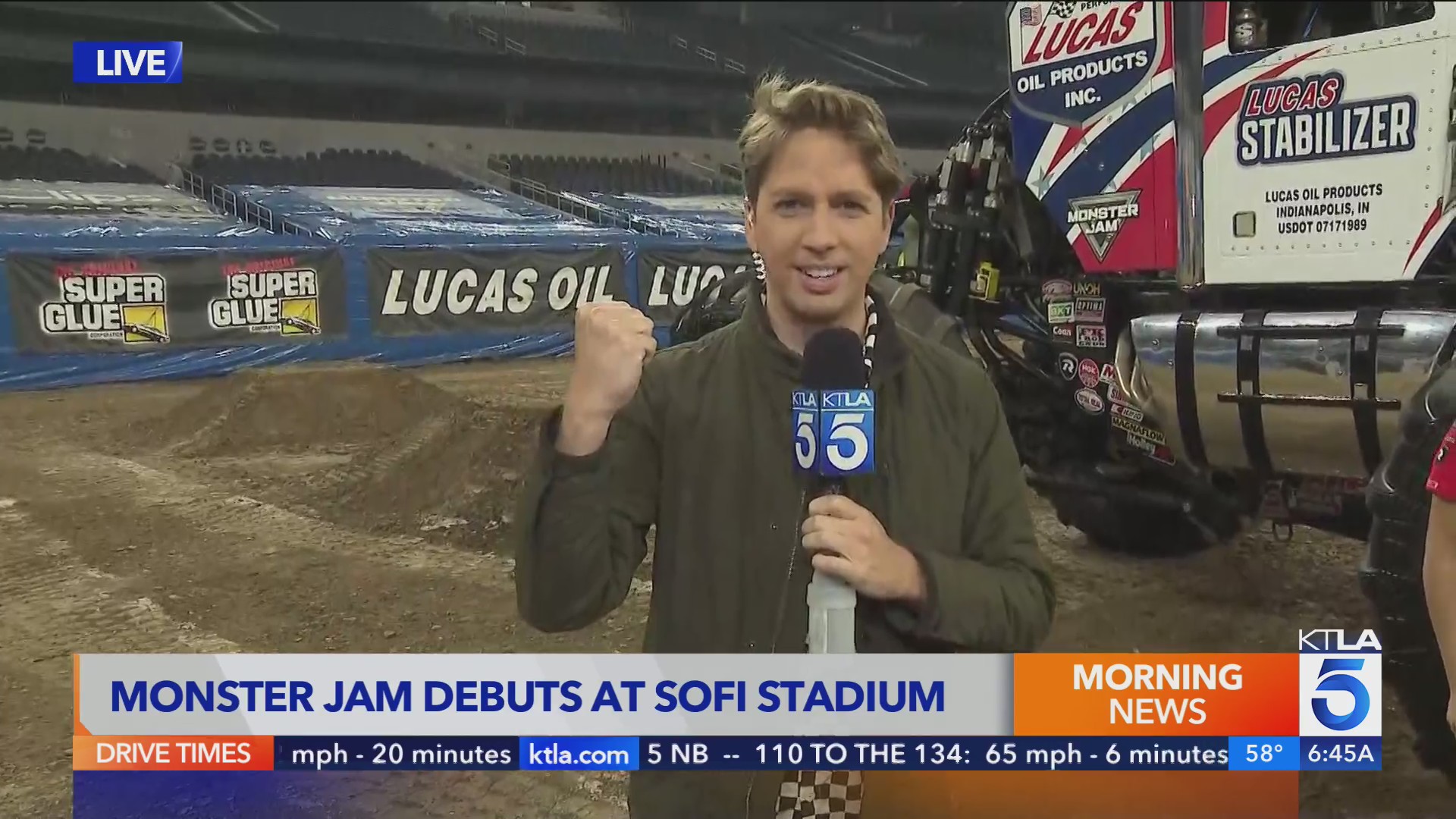 Monster Jam rolls into Inglewood at SoFi Stadium – KTLA