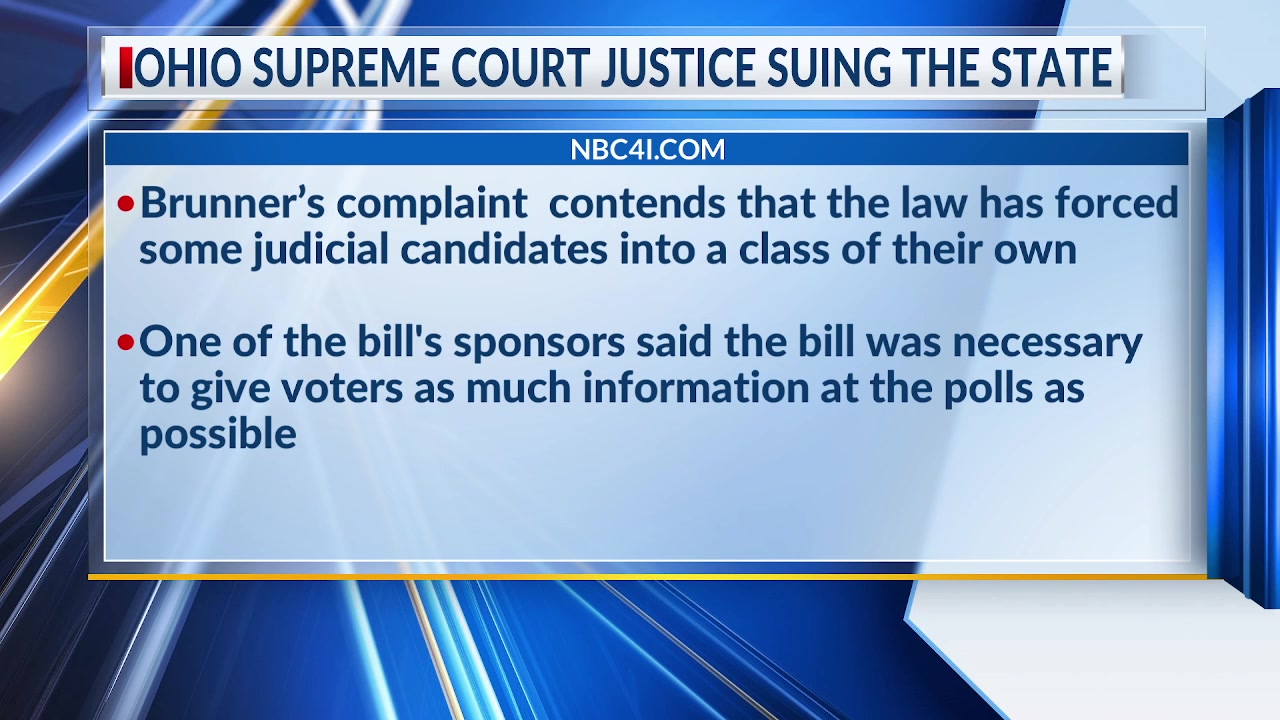 State justice sues to remove party labels for judges – NBC4 WCMH-TV