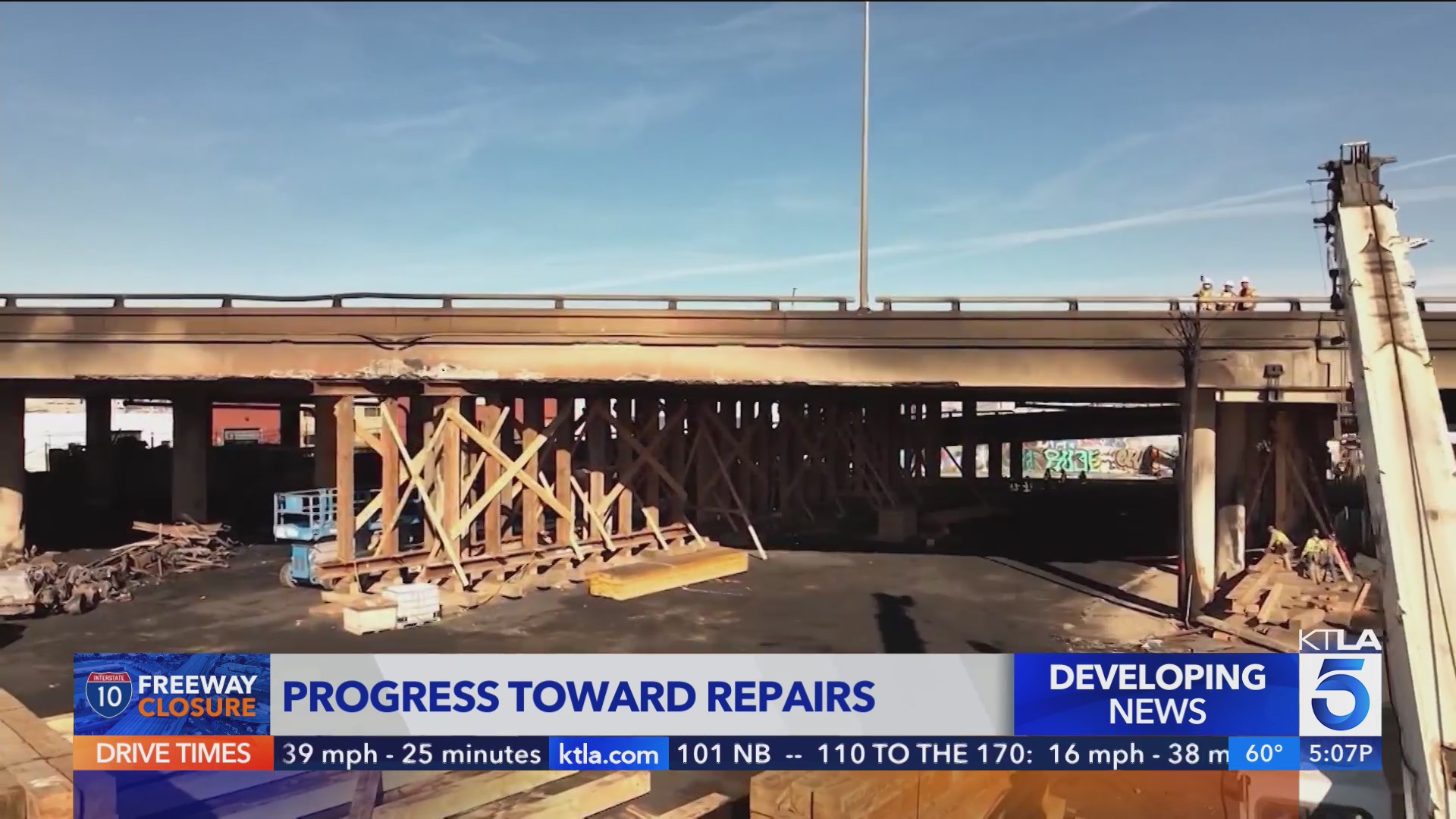 10 Freeway Fire: Crews completely clear hazardous materials 2 days ...