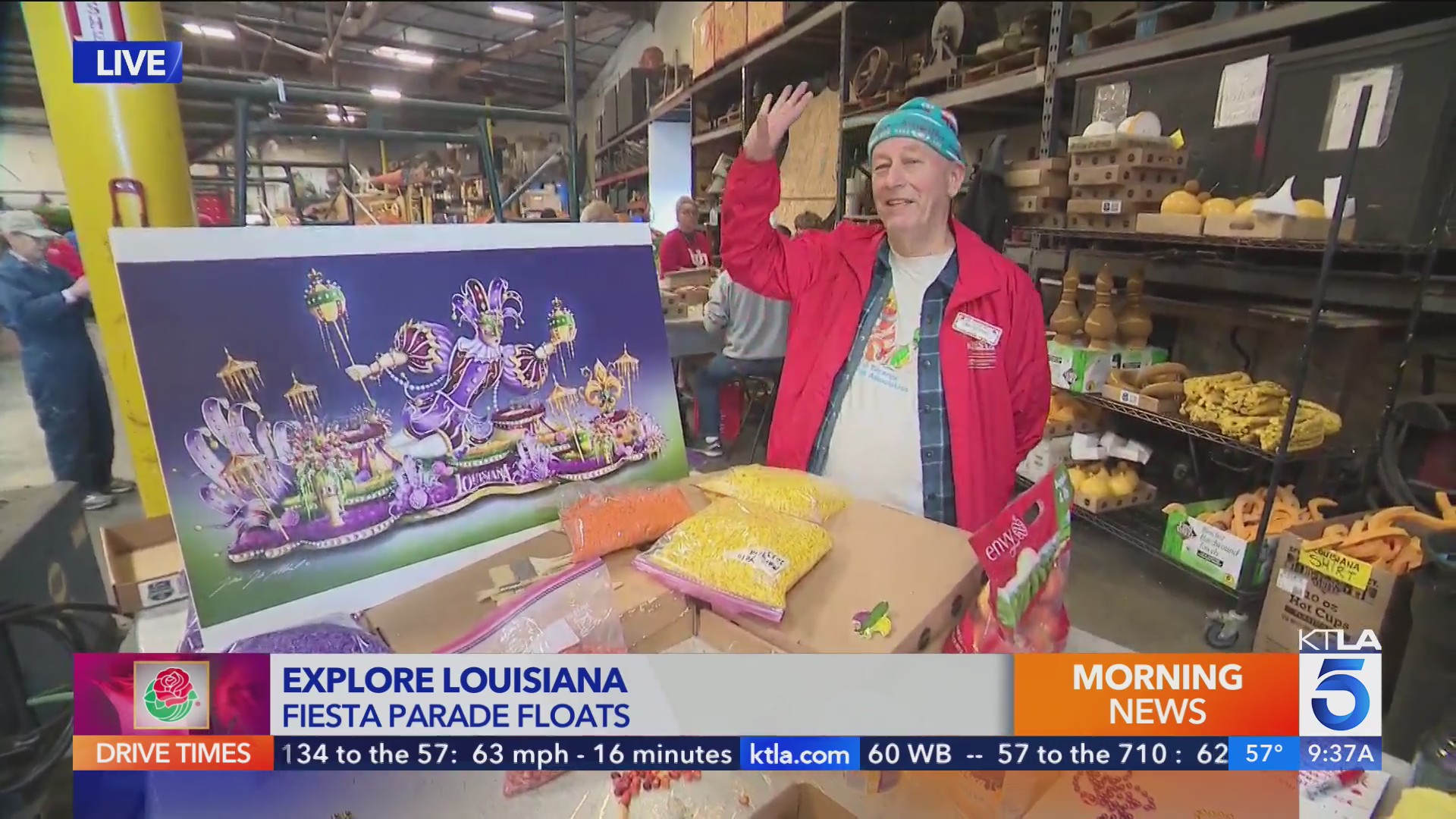 Rose Parade Float Preparation: Fiesta Parade Floats Explore Louisiana ...