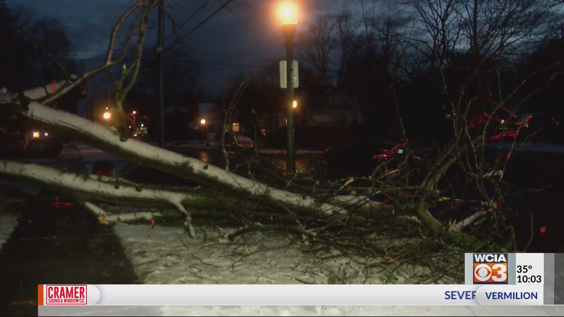 Homeowners and crews work to clean up damage following winter storm ...