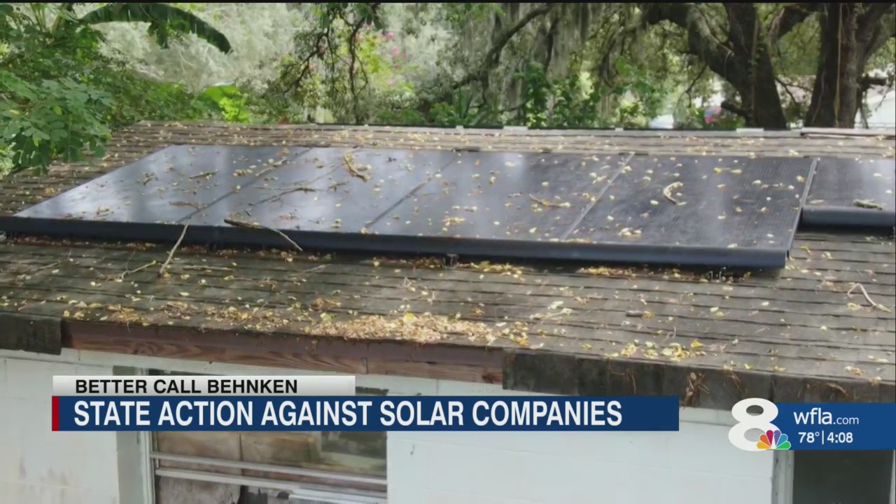 Florida Attorney General goes after two more solar companies – WFLA