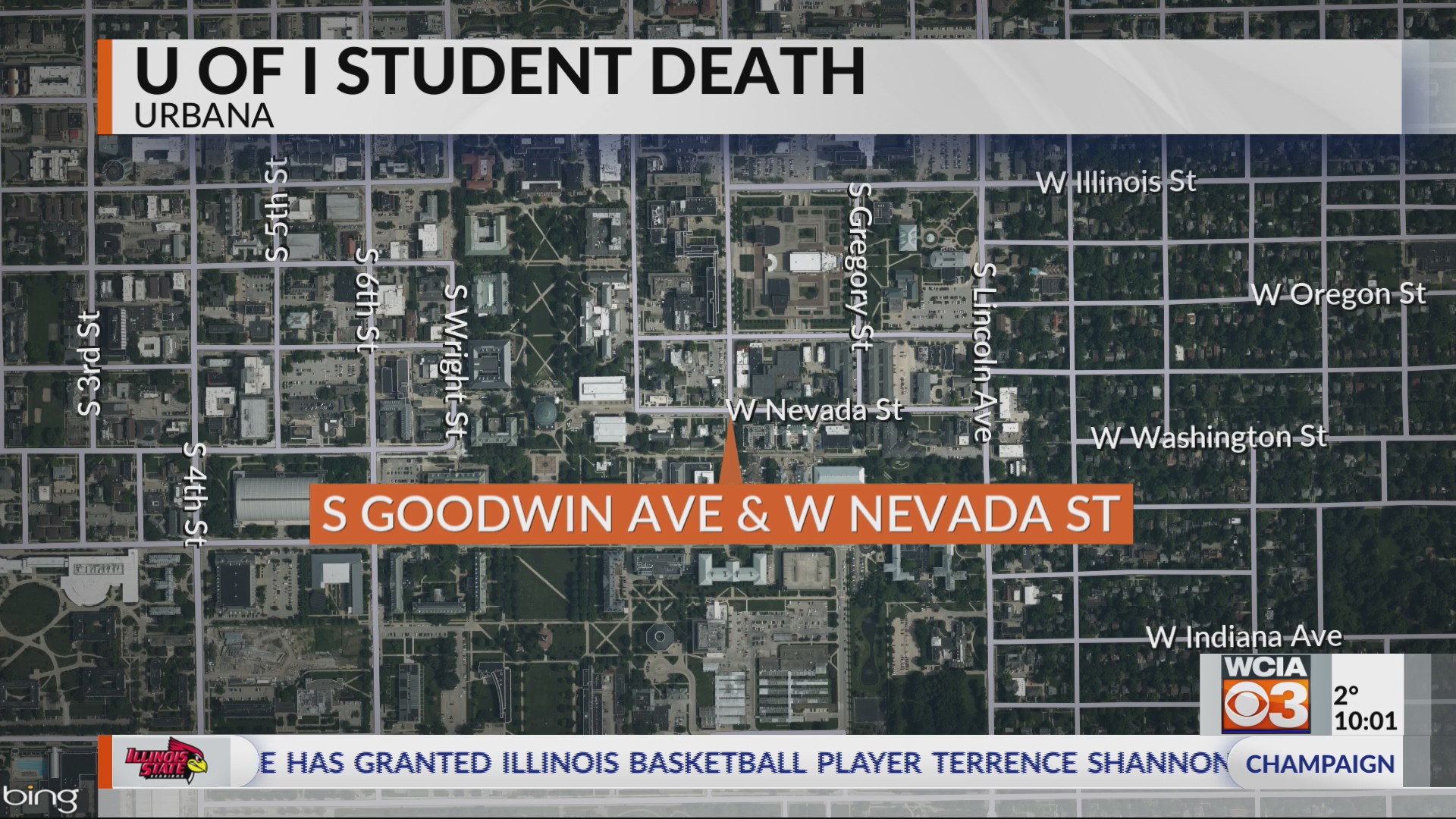 U of I student found dead on campus: Police – WCIA.com