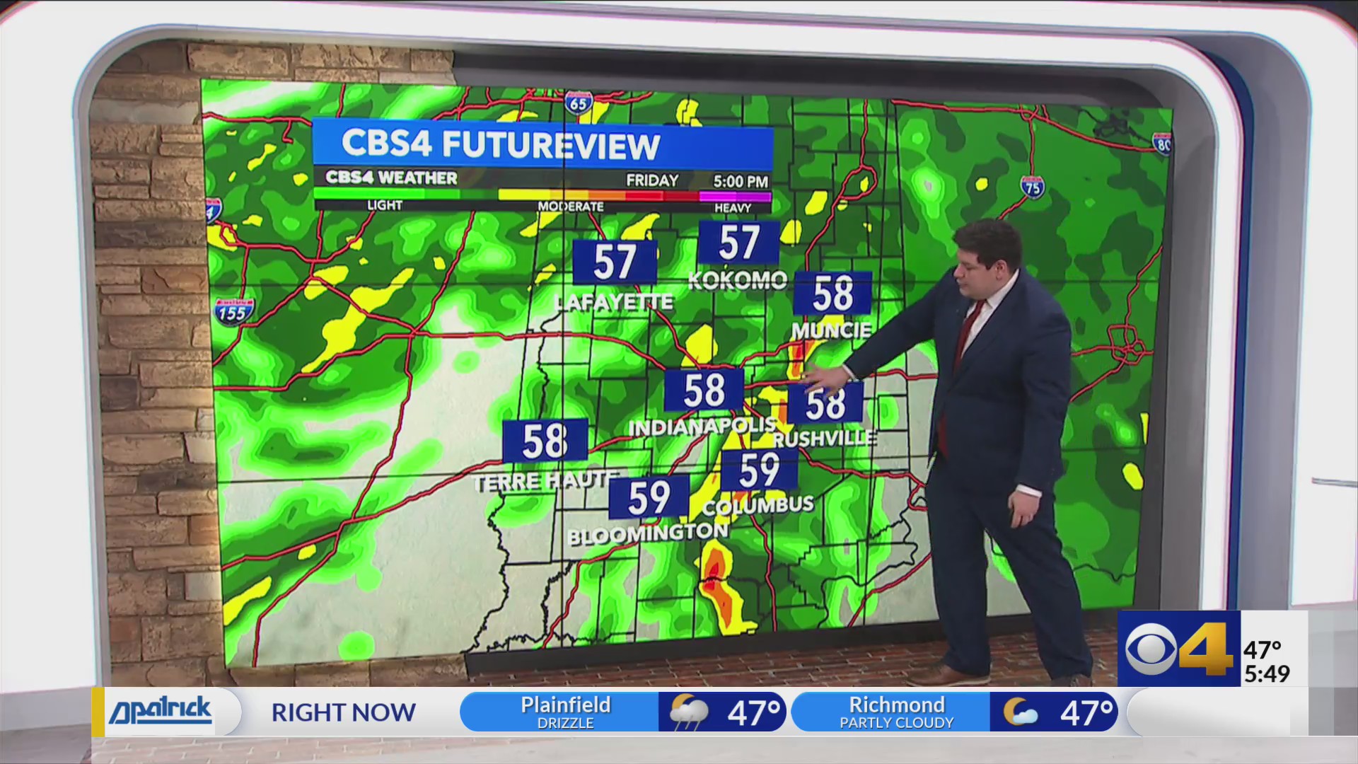 A wet Friday; windy and colder this weekend – WTTV CBS4Indy