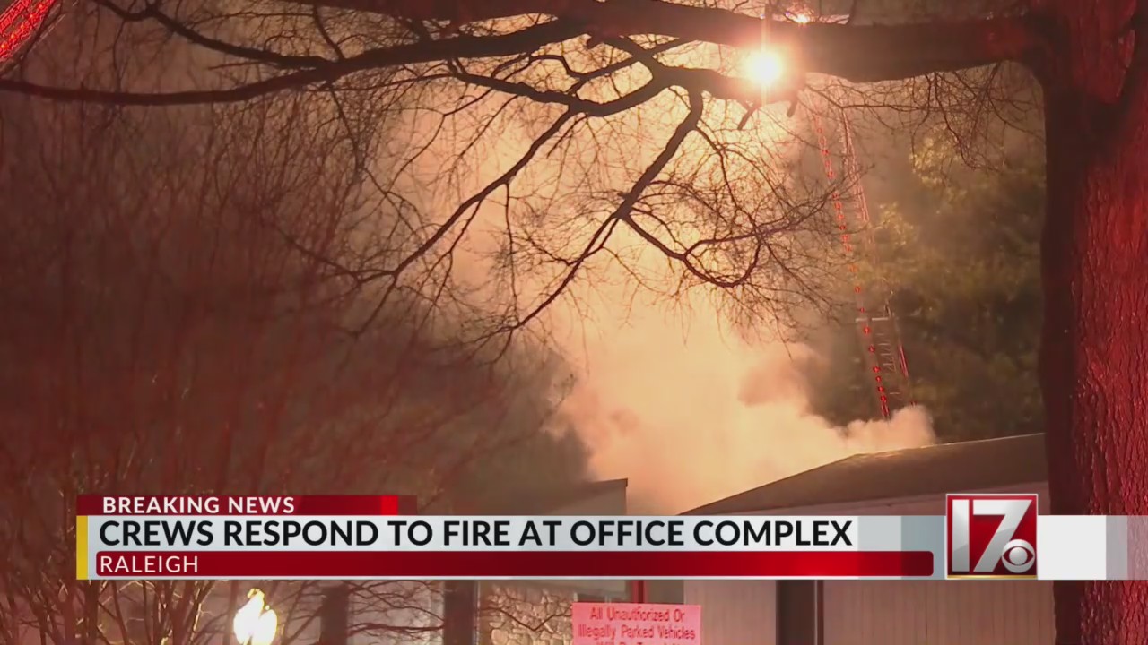 Massive fire breaks out at Raleigh office complex – CBS17.com