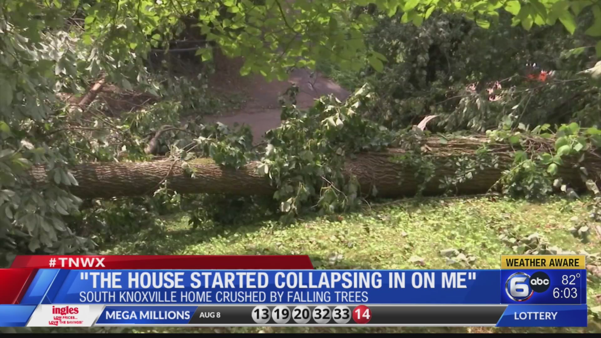 ‘The house started collapsing in on me’ South Knoxville home crushed by ...