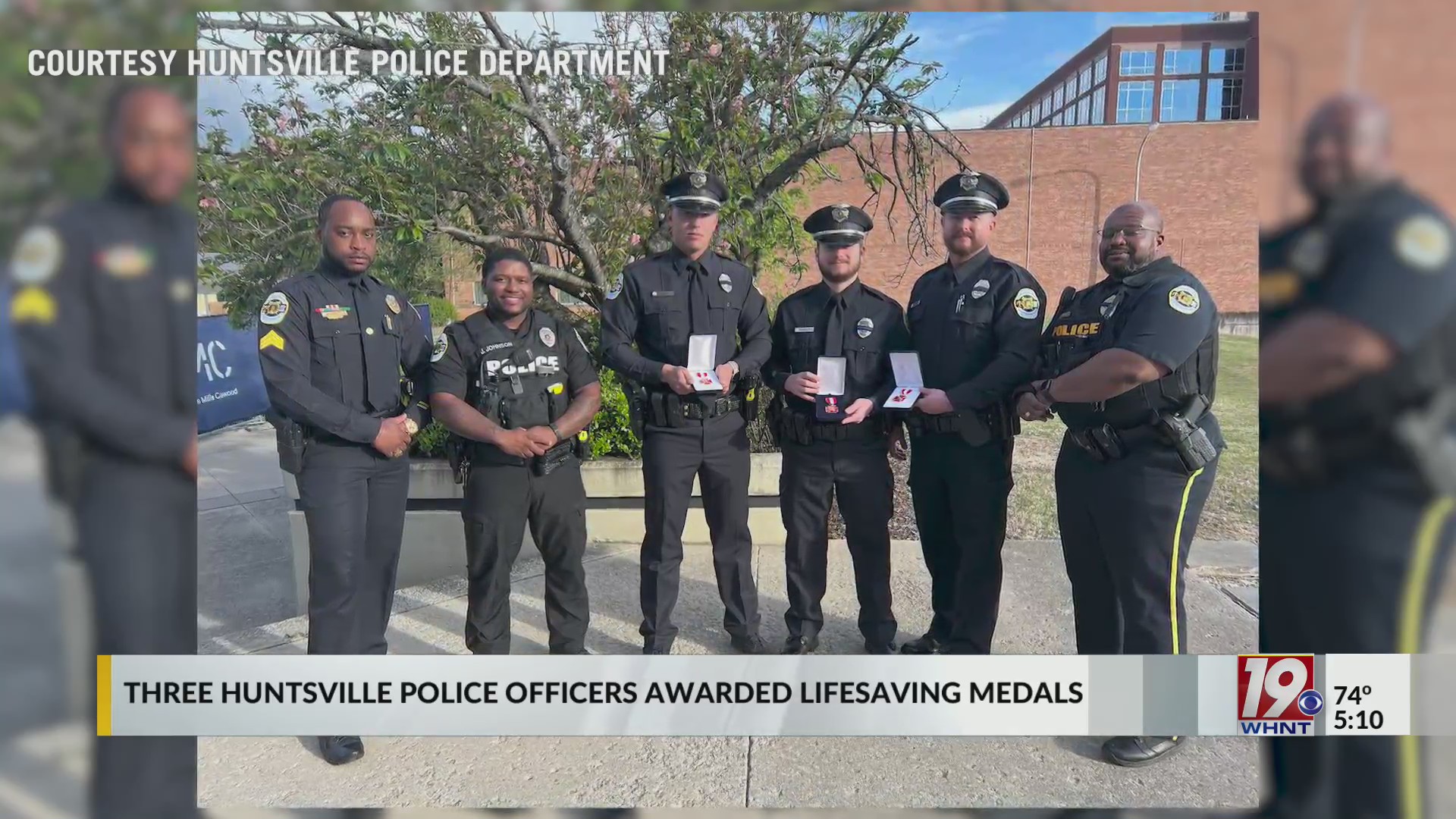 Huntsville Policer Officers Awarded Medals | April 21, 2023 | News 19 ...