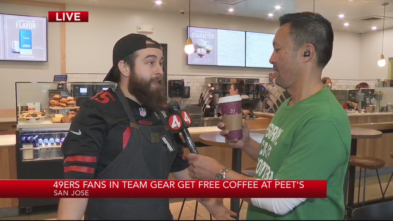 Peet’s offers free coffee to 49ers fand in team gear – KRON4