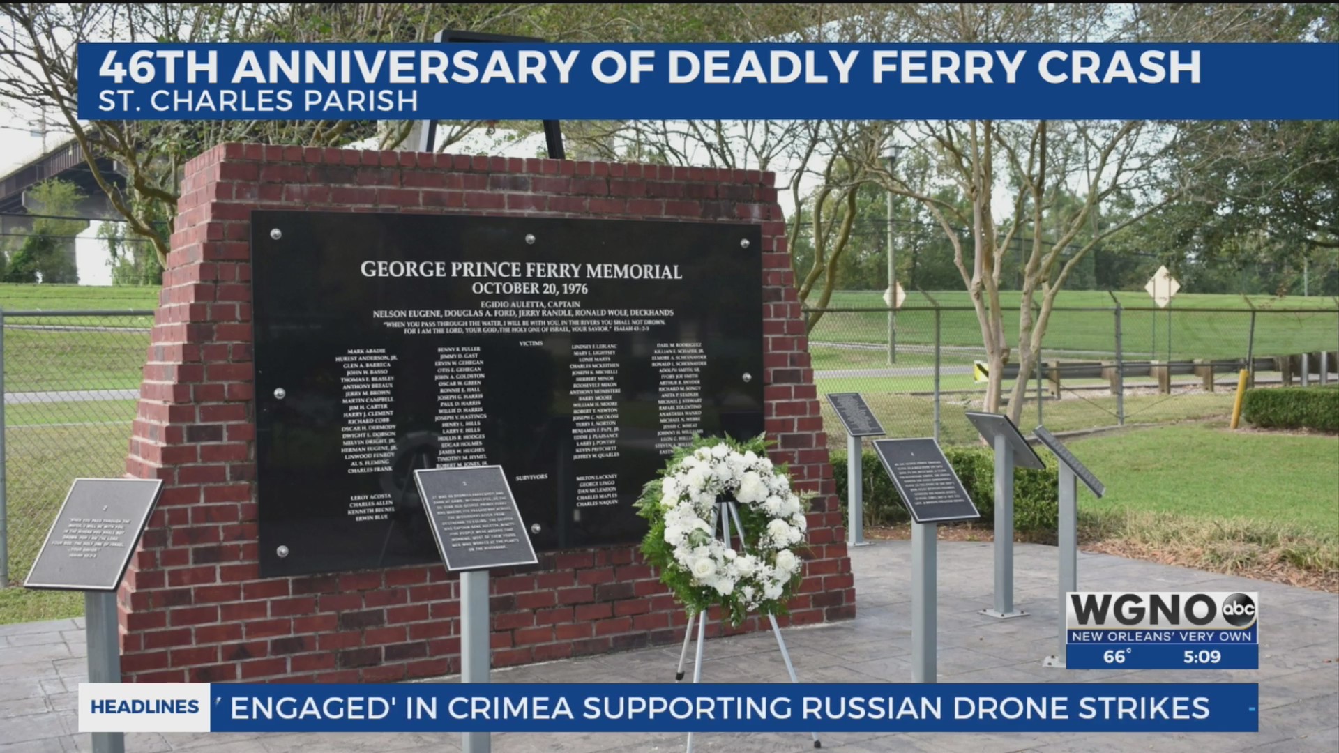 44 years since deadly ferry crash – WGNO