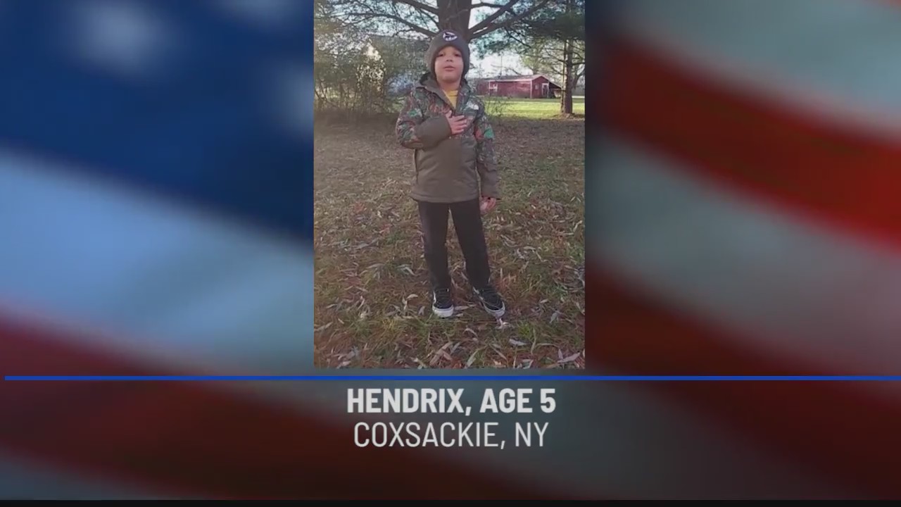 Hendrix gives us our daily Pledge of Allegiance! – NEWS10 ABC