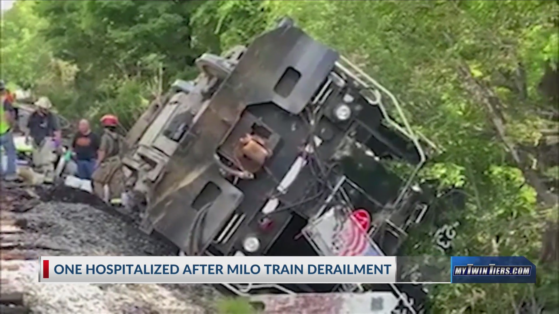 One hospitalized after Milo train derailment – WETM – MyTwinTiers.com