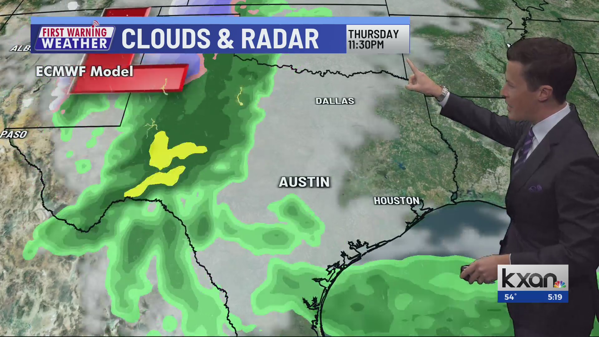 First Warning Weather with Chief Meteorologist David Yeomans – KXAN Austin