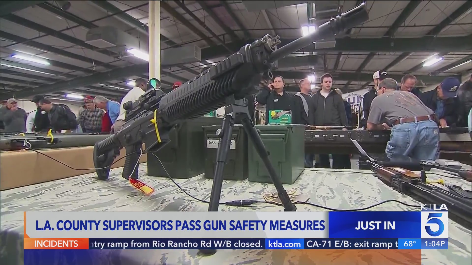 L.A. County Board of Supervisors passes gun safety measures – KTLA