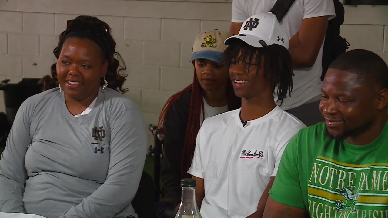 North Side’s Tae Tae Johnson reflects on commitment to Notre Dame ...