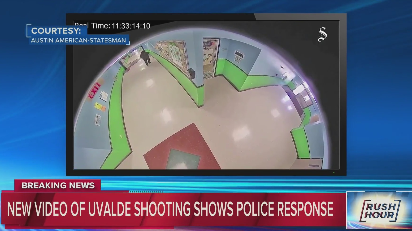 Footage shows officers waiting in hallway as Uvalde massacre unfolded ...