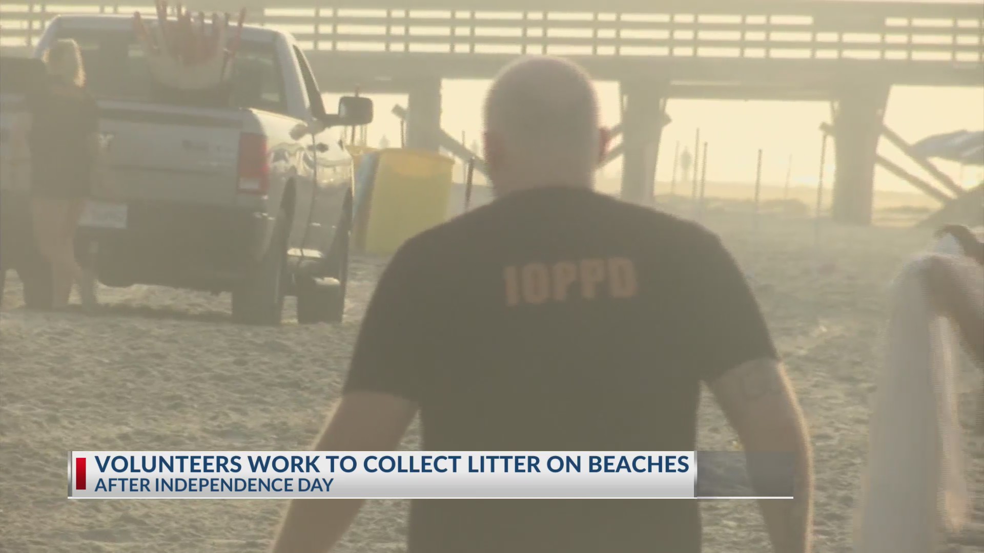Volunteers clean the beaches after Fourth of July – WCBD News 2