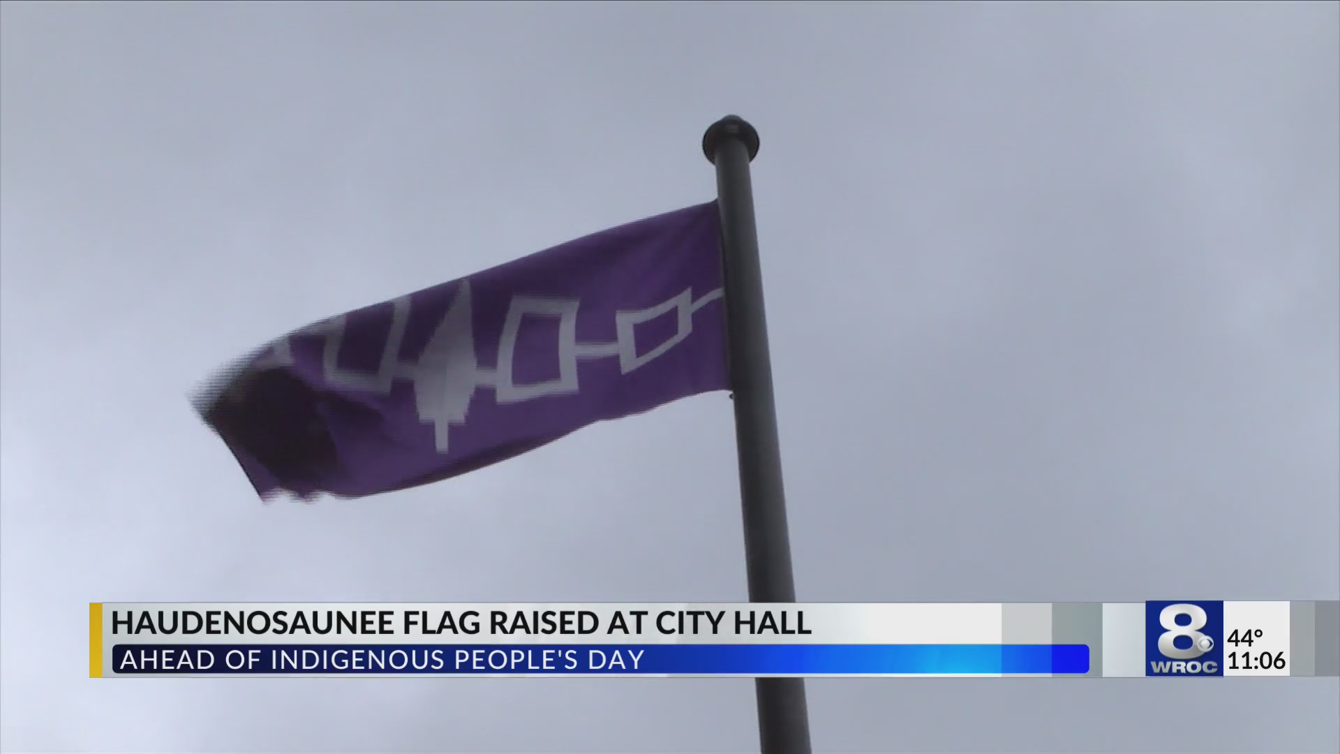 Haudenosaunee flag raising held at Rochester City Hall in honor of ...