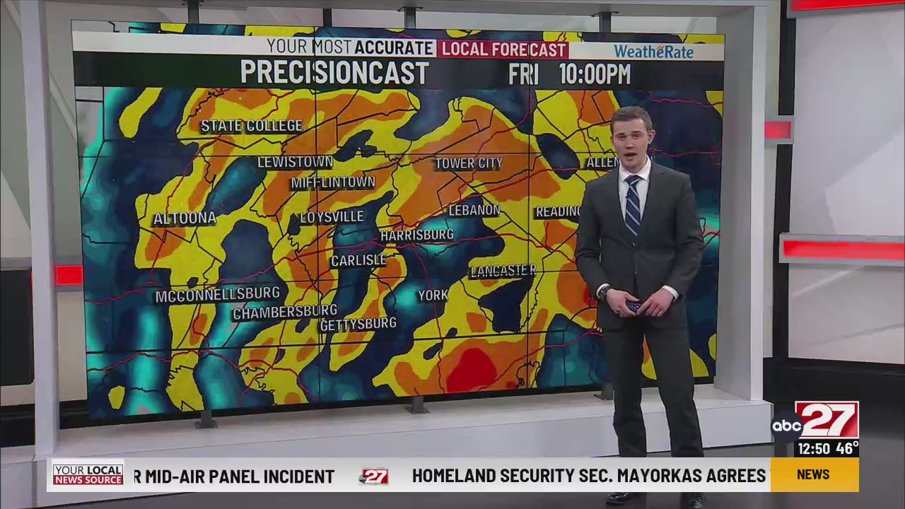 Jackson’s Friday Midday Forecast – ABC27