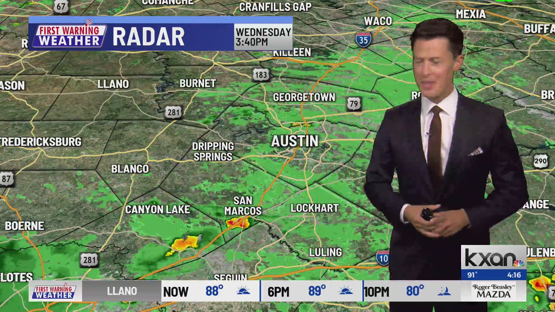 Wednesday evening First Warning Forecast – KXAN Austin