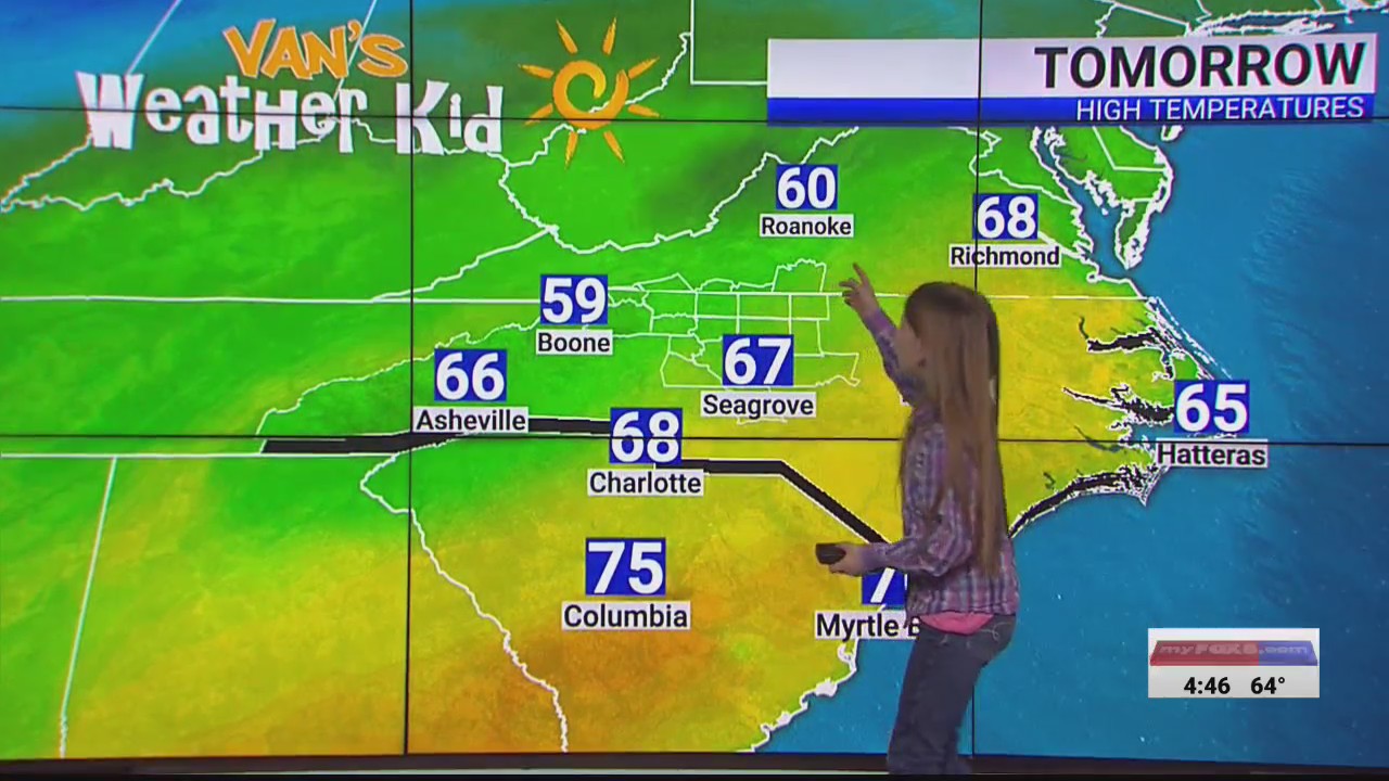 Van’s Weather Kid: Scarlett Sill – FOX8 WGHP