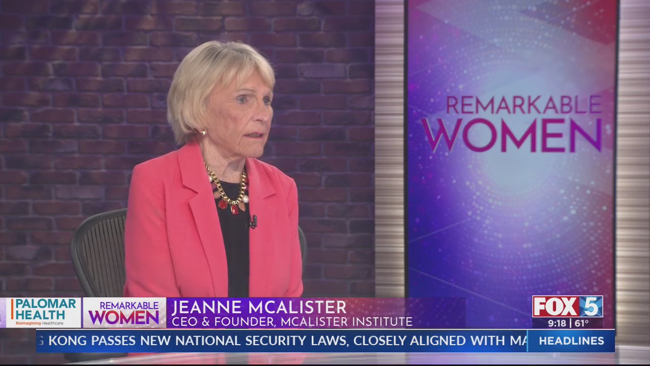 Remarkable Women: Jeanne McAlister – FOX 5 San Diego & KUSI News