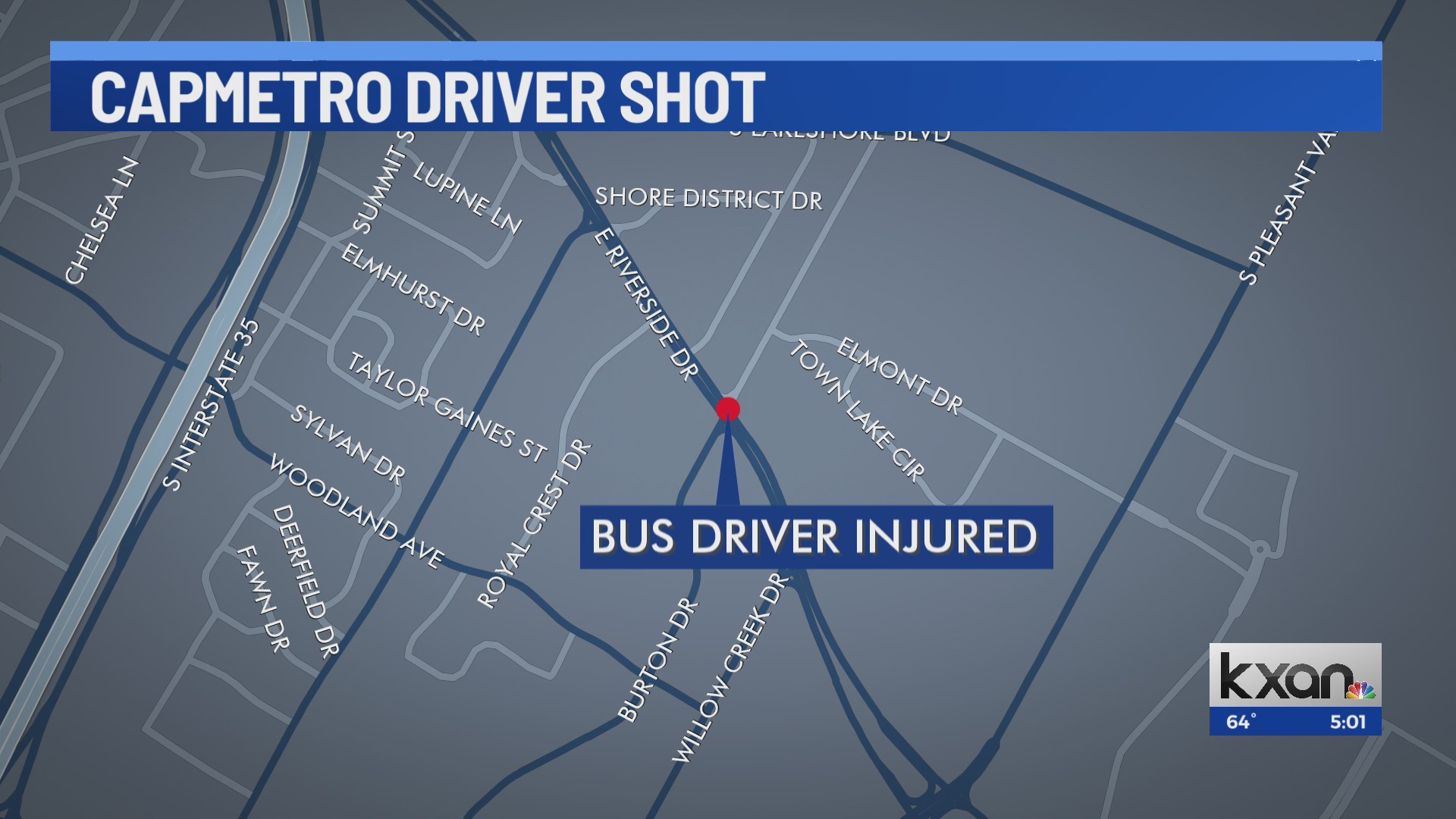 CapMetro bus driver shot, recovering at home – KXAN Austin
