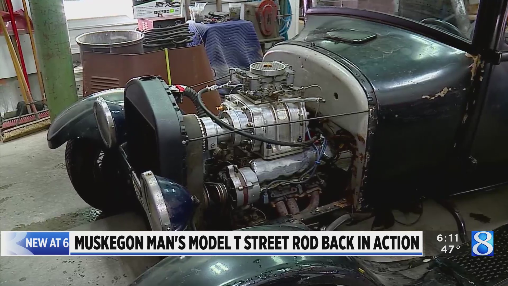 Muskegon man’s Model T Street Rod back in action – WOODTV.com