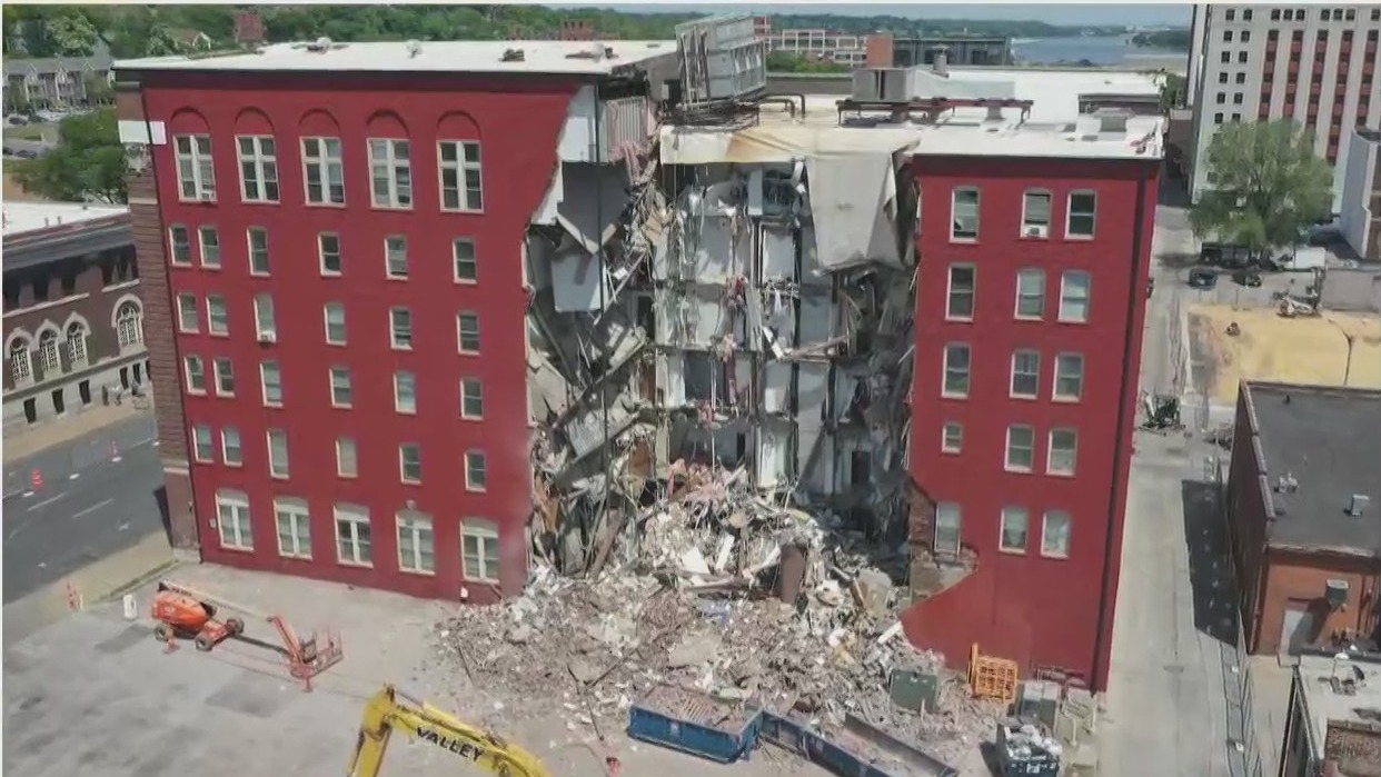 ‘We heard this crackling sound’: Iowa building collapse survivor | Elizabeth Vargas Reports ...