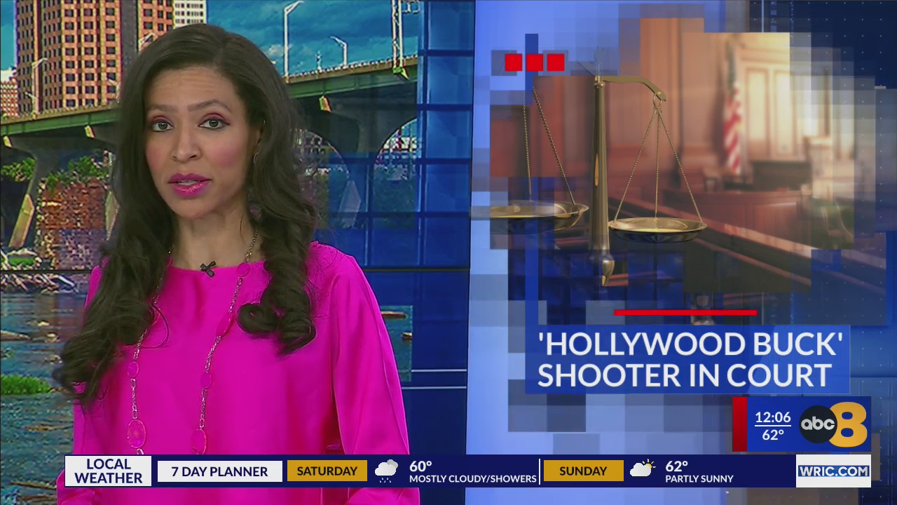Accused ‘Hollywood Buck’ killer appears in court, hears his 19 charges – WRIC ABC 8News