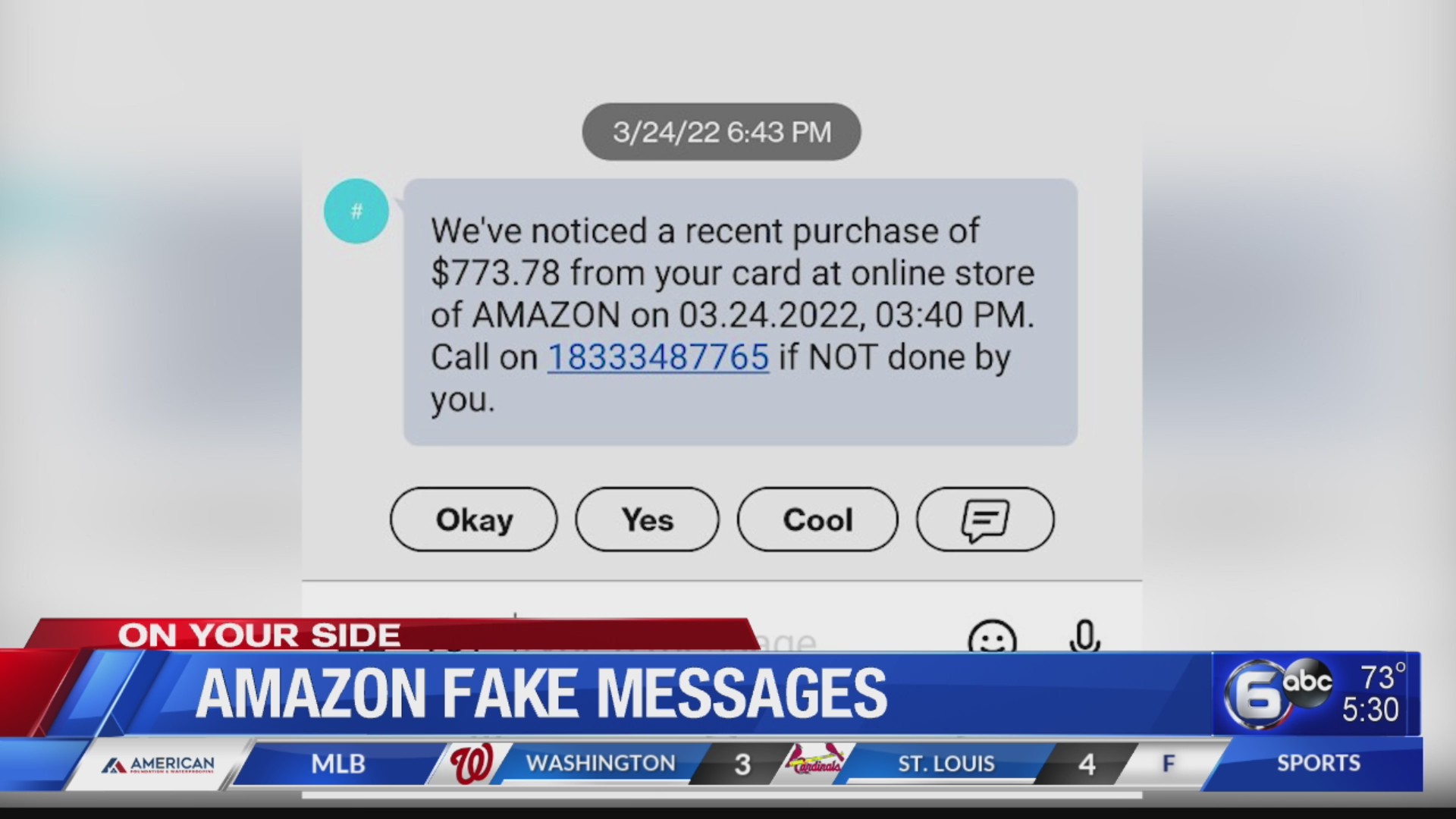 Fake Amazon messages on the rise – WATE 6 On Your Side