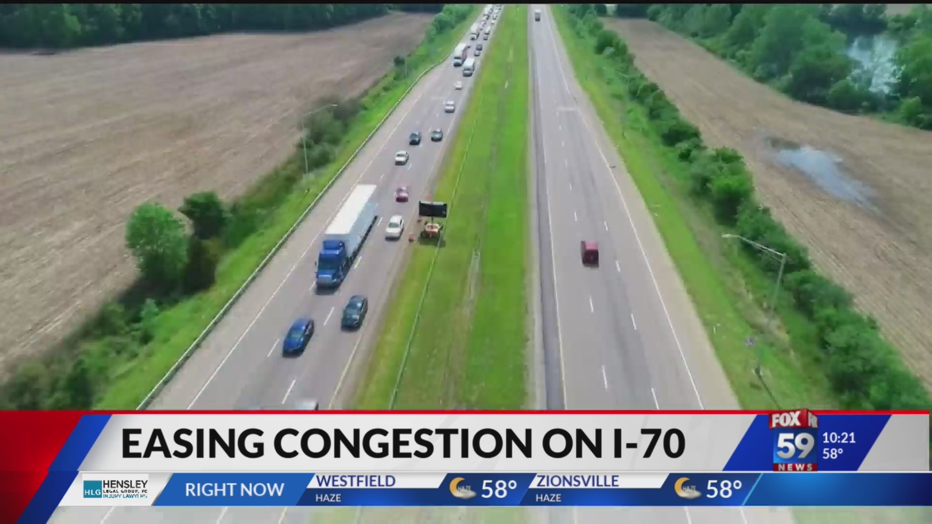 INDOT to add an extra lane to I-70 between Mount Comfort and Greenfield ...