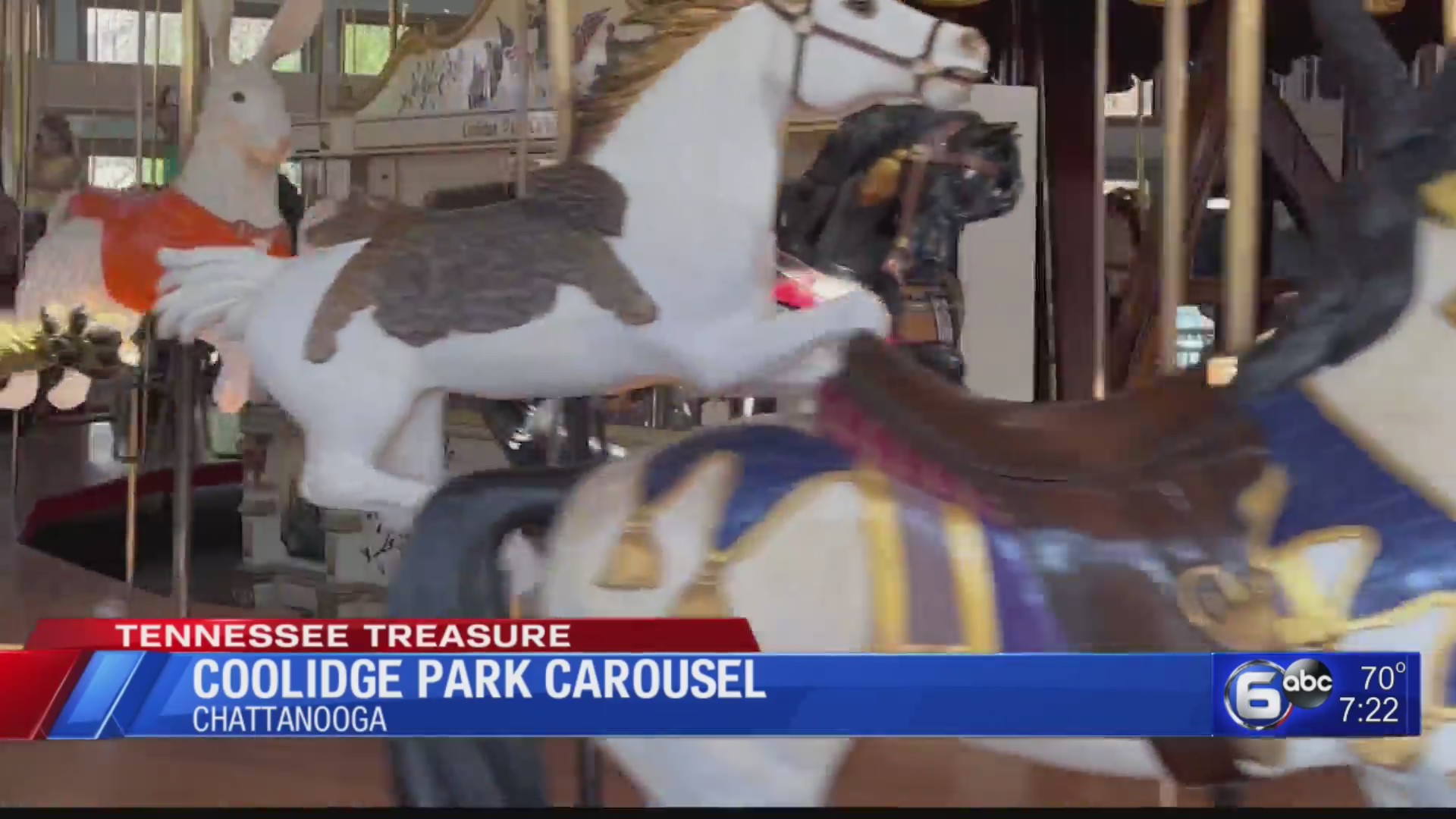 Coolidge Park Carousel in Chattanooga – WATE 6 On Your Side