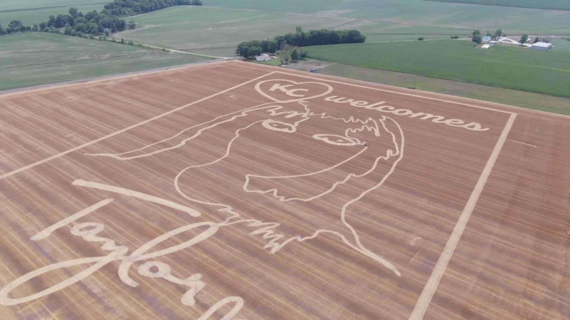 Missouri crop art welcomes Taylor Swift to Kansas City – FOX 4 Kansas ...
