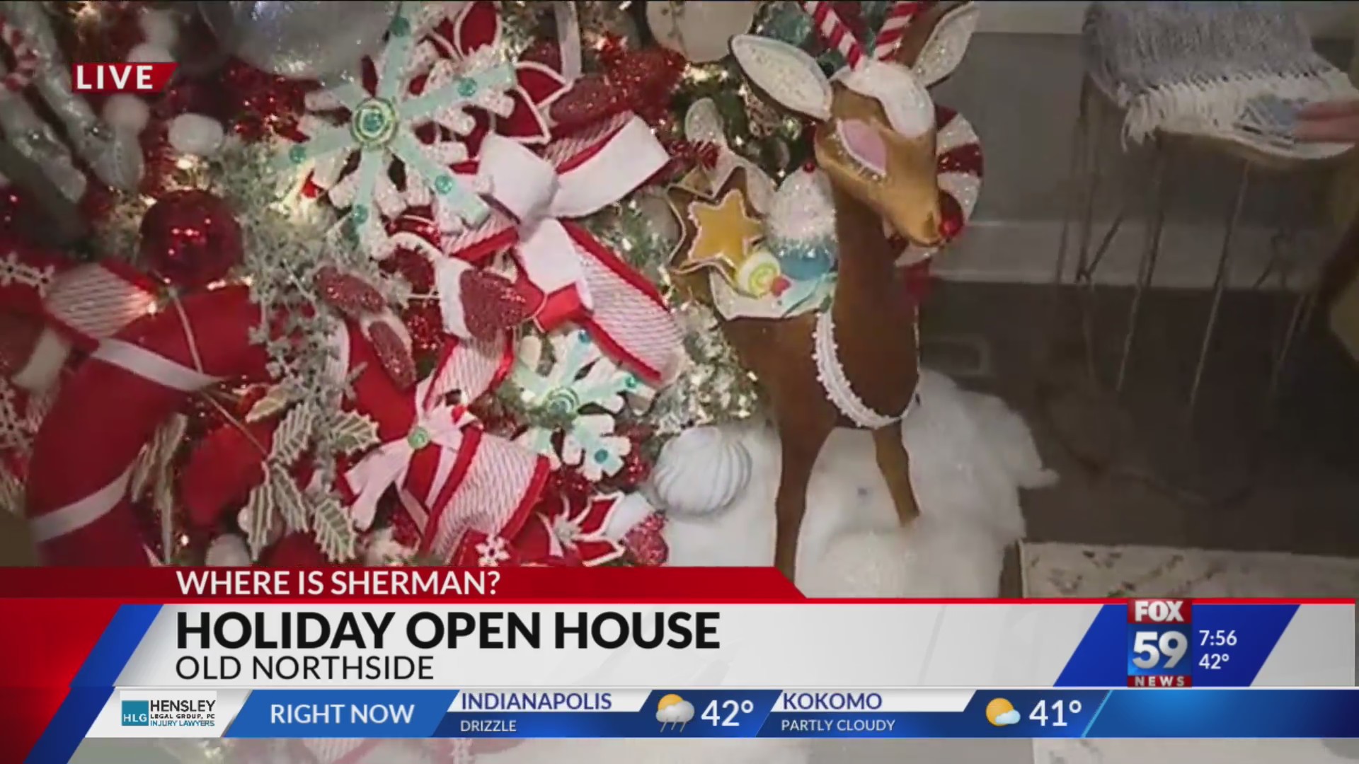 Where is Sherman? Holiday Open House – Fox 59