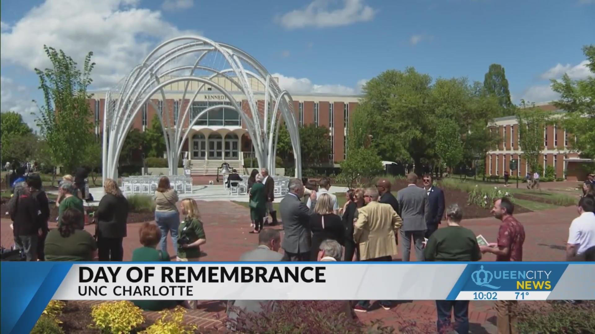 UNC Charlotte reveals memorial for ‘Reed’ Parlier and Riley Howell on 4 ...
